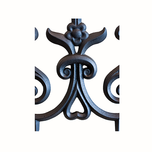 Flower Cast Iron Balustrade for balcony, stair and fence