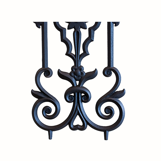 Flower Cast Iron Balustrade for balcony, stair and fence